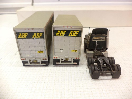 Athearn/others Ho Ford Tractor Trailer, ABF, custom modified, | eBay