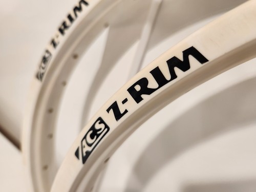 ACS Z-Rims Old School 80's BMX Rims White Super Nice | eBay