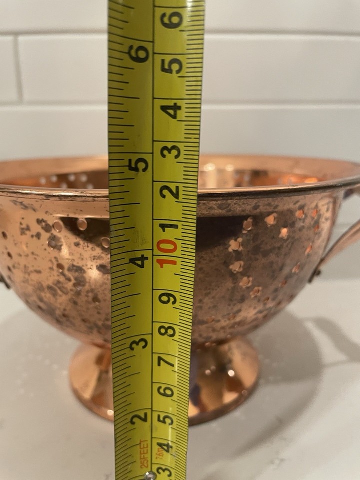 Copper Colander With Ceramic Candles And Heart-Shaped holes | eBay UK