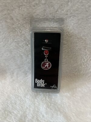 Body Vibe 14 Gauge 7/16 Steel Alabama Belly Button Ring Stocking ...