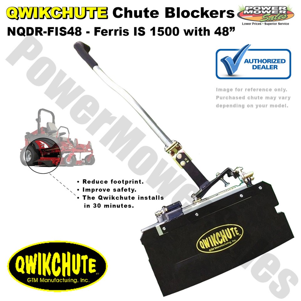 Qwikchute Deflector for Ferris IS1500 w 48 Deck(Non-ICD Decks Only ...