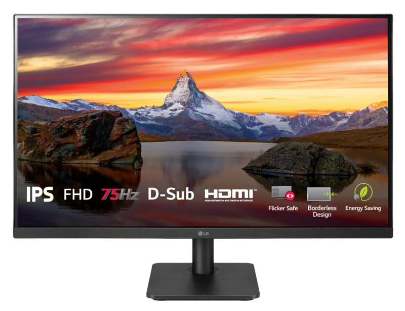 LG 27MP400-B 27'' FHD IPS 3-Side Borderless AMD FreeSync Monitor ...