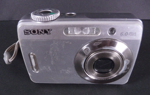 Sony Cyber-shot DSC-S500 6.0MP Digital Camera - Silver for sale online ...