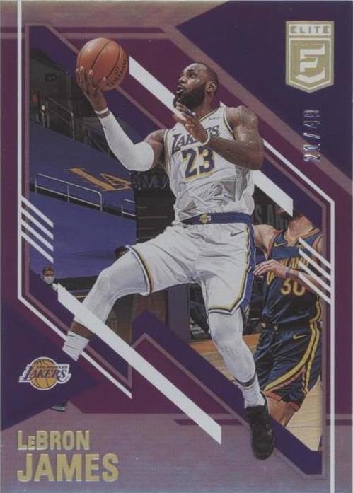 2020-21 Donruss Elite - LeBron James #37 Purple /49 for sale online | eBay