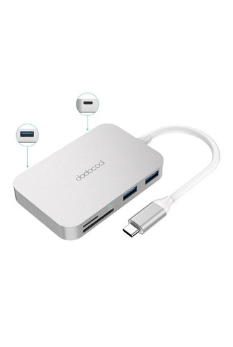 dodocool 6-in-1 USB-C Hub with Type-C Power Delivery 3 SuperSpeed USB 3 ...