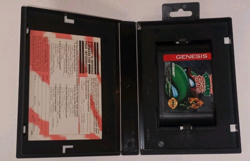 Teenage Mutant Ninja Turtles Tournament Fighters Sega Genesis TMNT ...