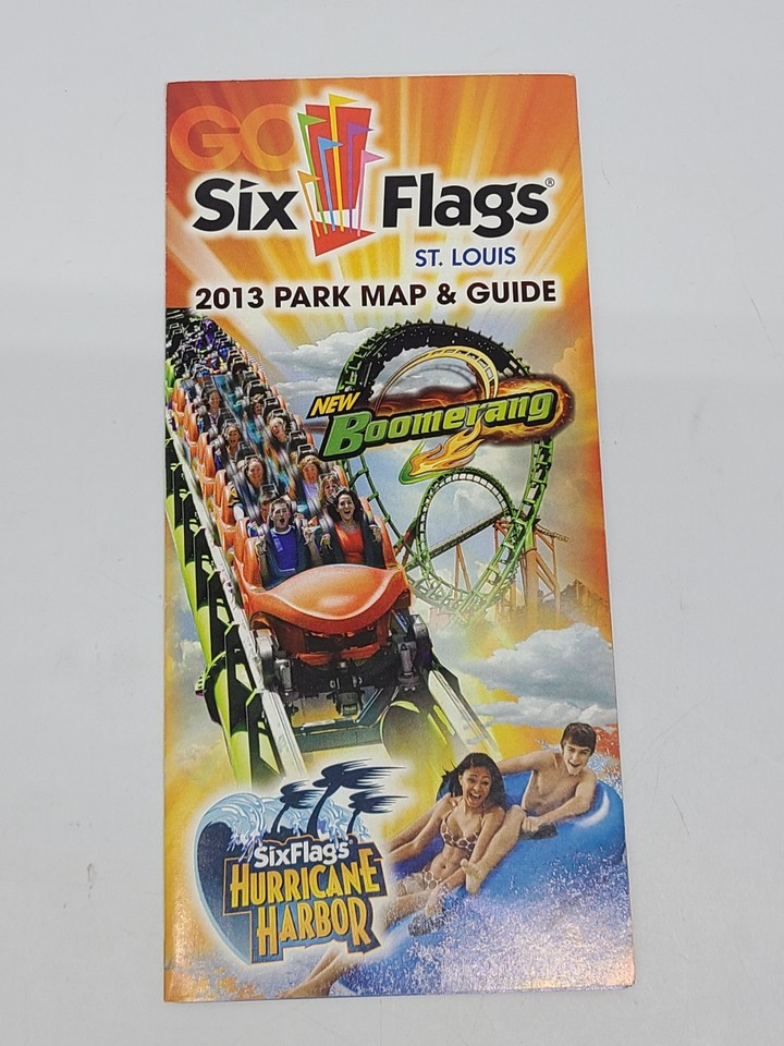 Lot Of 4 2011 2012 2013 2014 Six Flags St. Louis Over Mid America Park ...