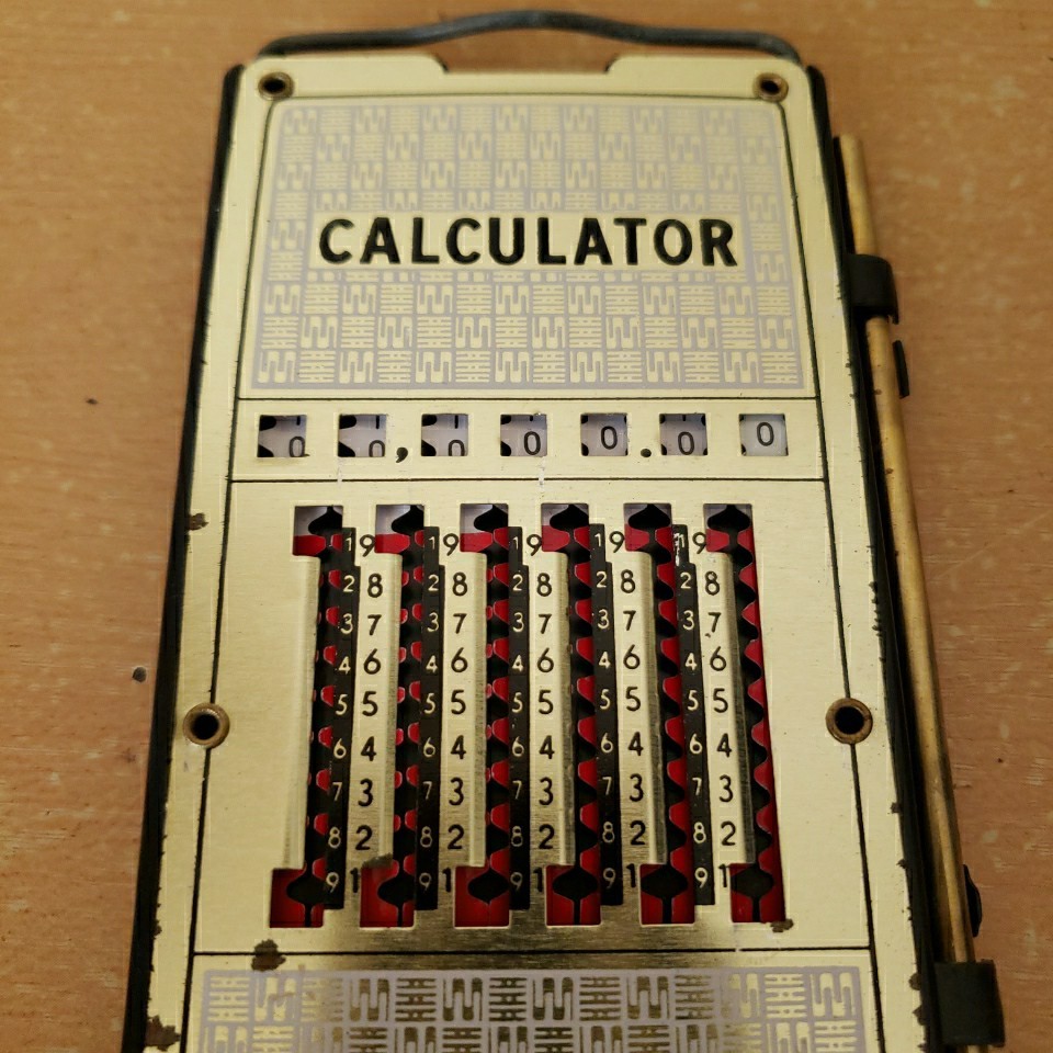Vintage Magic Brain Pocket Calculator w/ Stylus, Made in Hong Kong | eBay