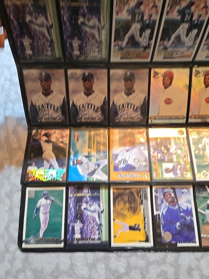 Vintage Baseball & Football Card Album Lot 1980s–2000s 50+ Pages Mixed ...