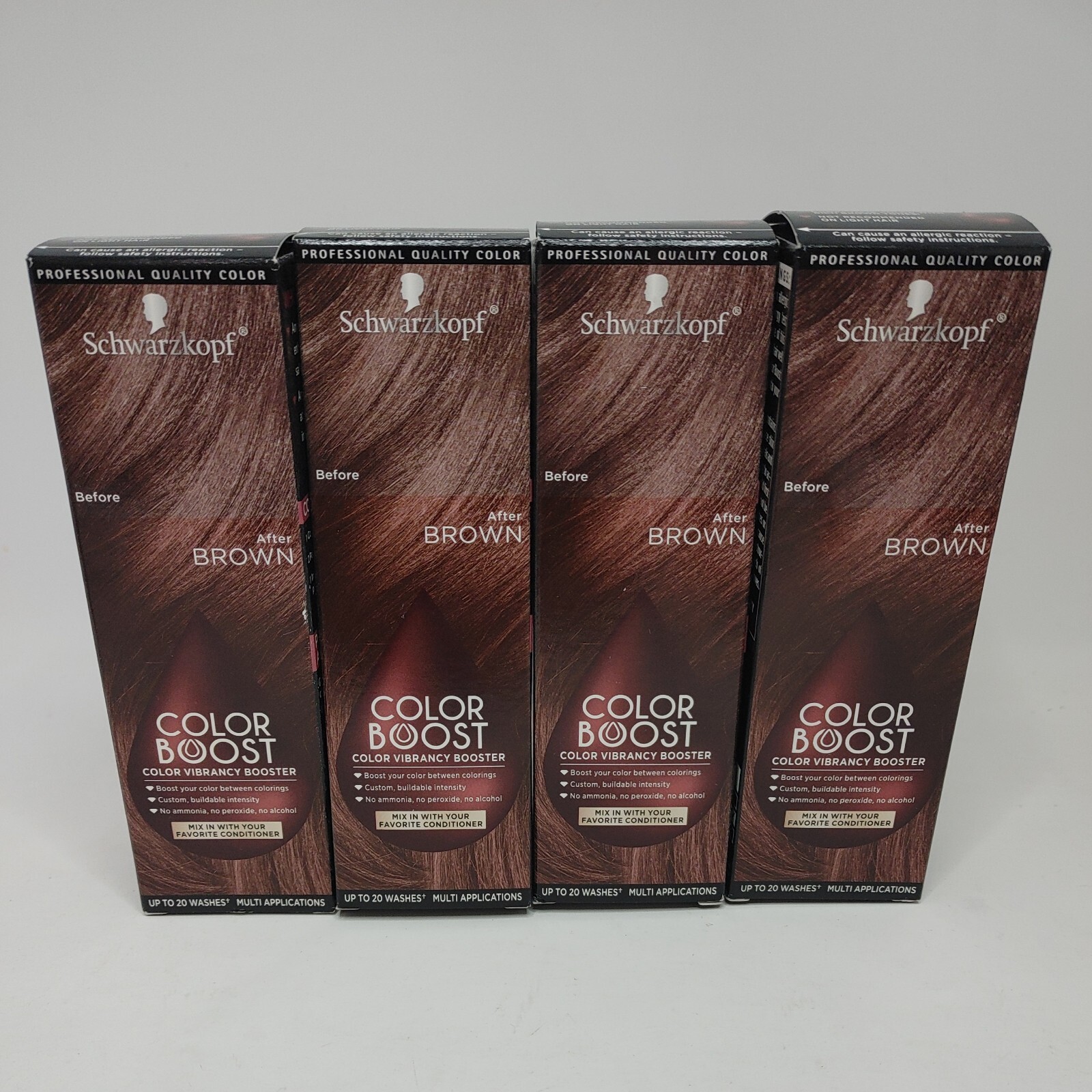 Lot of 4 Boxes of NEW Schwarzkopf Color Boost Color Vibrancy Booster ...