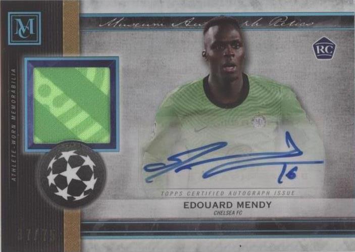 2020-21 Topps Museum Collection UCL - Museum Autograph Relics Edouard ...