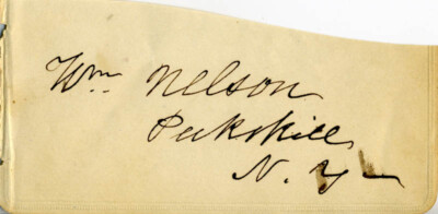 WILLIAM NELSON - SIGNATURE(S) | eBay
