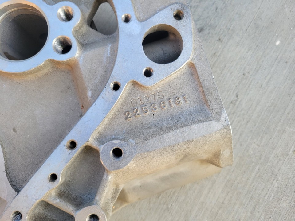 RARE Keith Black / Oldsmobile Aluminum DRCE Engine Block Front End Wall ...