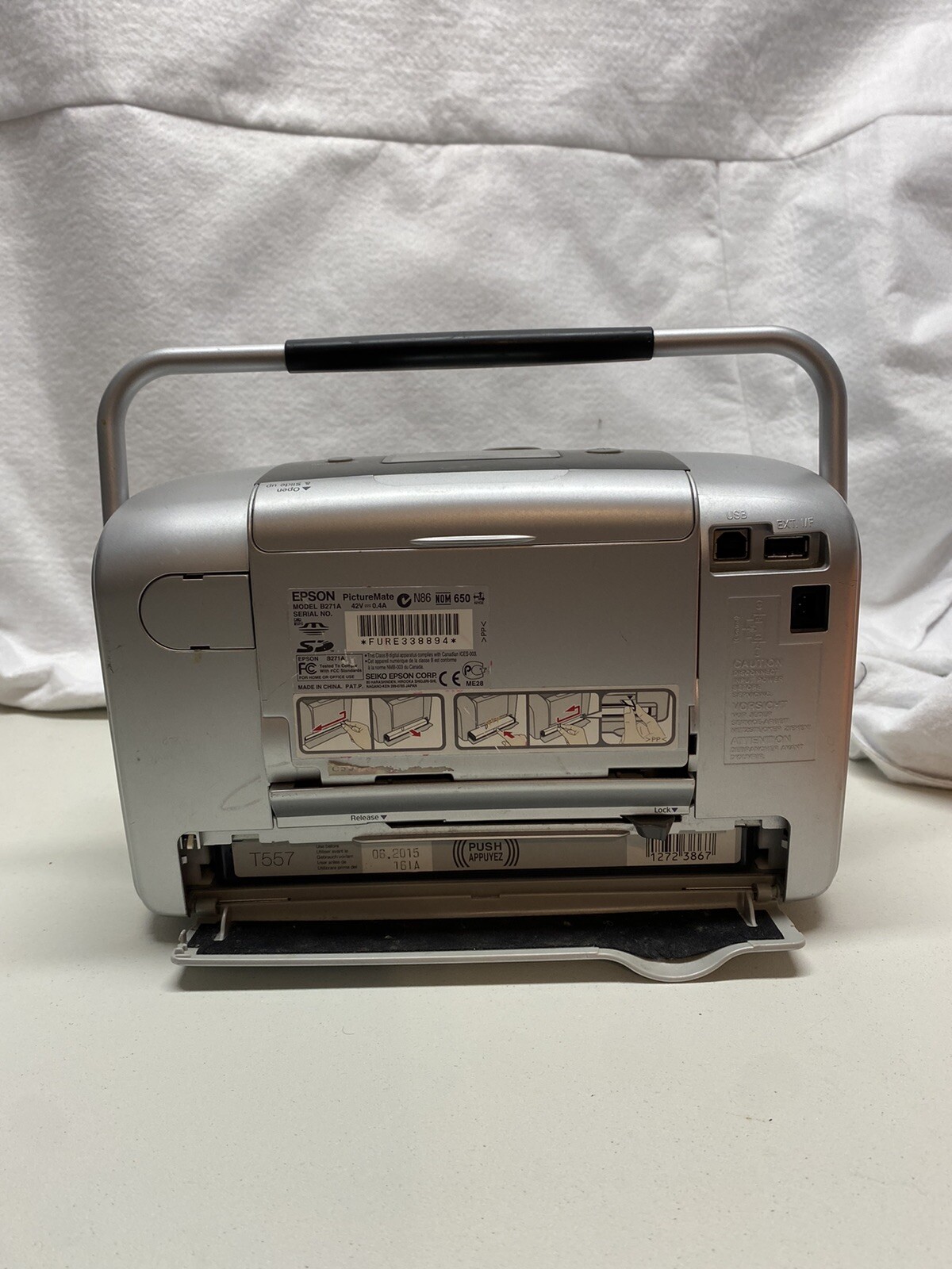 Epson PictureMate Personal photo lab Model B271A | eBay
