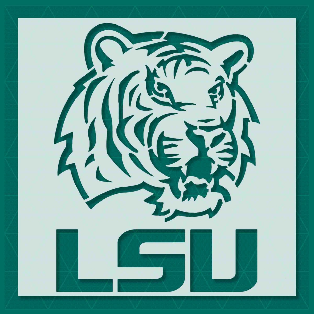 Lsu Stencil Logo LSU Tigers Version 11 Cornhole Wraps Set Of 2