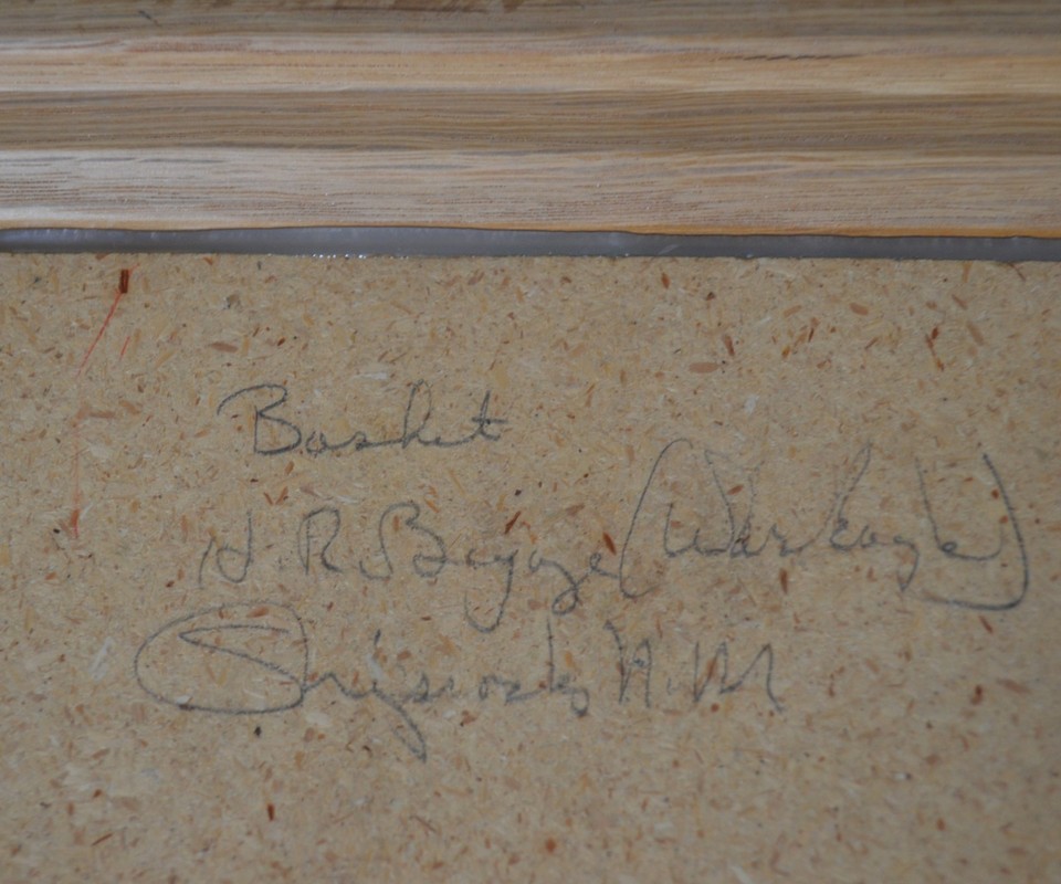 Navajo War Eagle Art Sand Painting "Basket" Signed by HR Harvey Begay ...