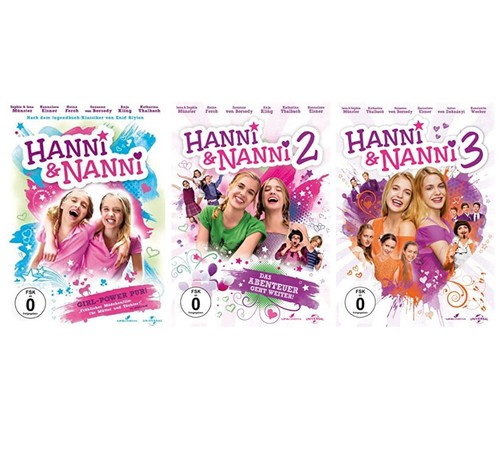Hanni & Nanni 1 + 2 + 3 Collection (3-DVD) (DVD) 5050582195620 | eBay