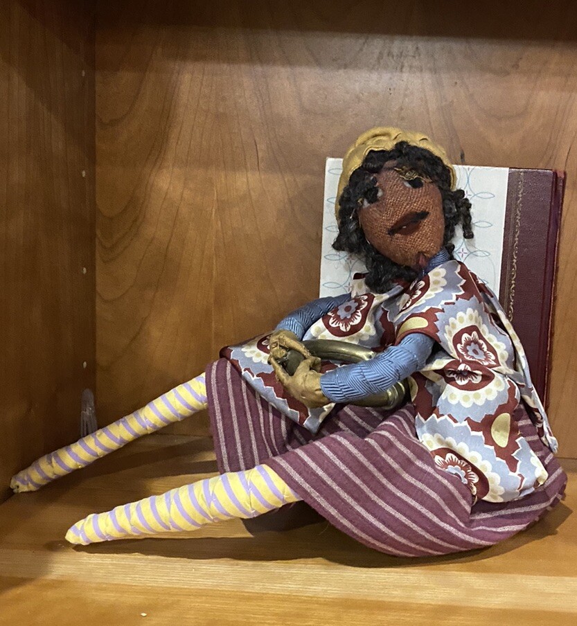 ART DOLL By Barbara Riegel Bend Hand Made Fiber Artist | eBay