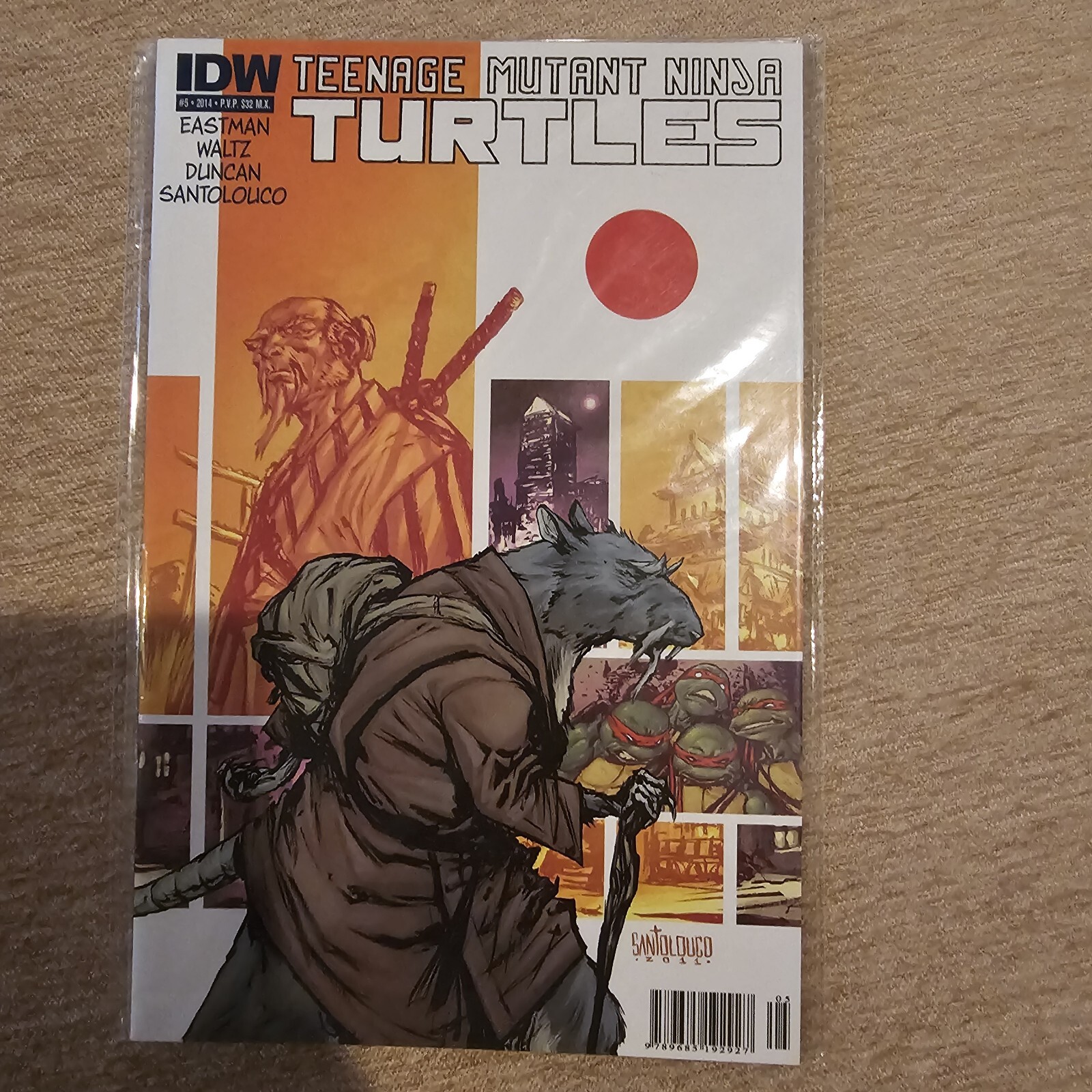 Rare Teenage Mutant Ninja Turtles #5 MX Santolouco Duncan Variant In ...