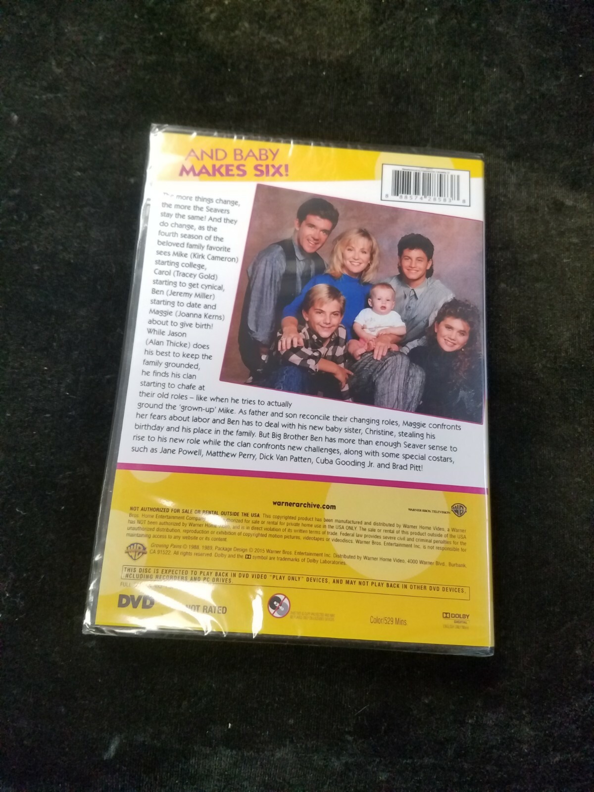 Growing Pains: The Complete Fourth Season (DVD, 2015, 3-Disc Set) for ...