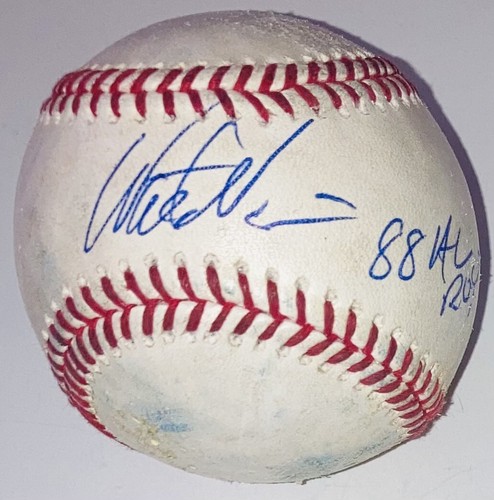 WALT WEISS OAKLAND ATHLETICS SIGNED AUTOGRAPHED GU MLB BASEBALL +INSC W ...