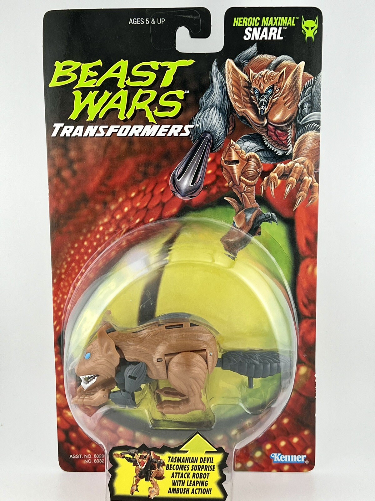 TRANSFORMERS BEAST WARS HERO MAXIMAL 'SNARL' 1996 HASBRO | eBay