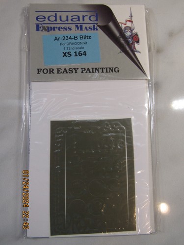 NIP Eduard XS164 Express Masking Ar-234-B Blitz For Dragon Kit RC Model ...