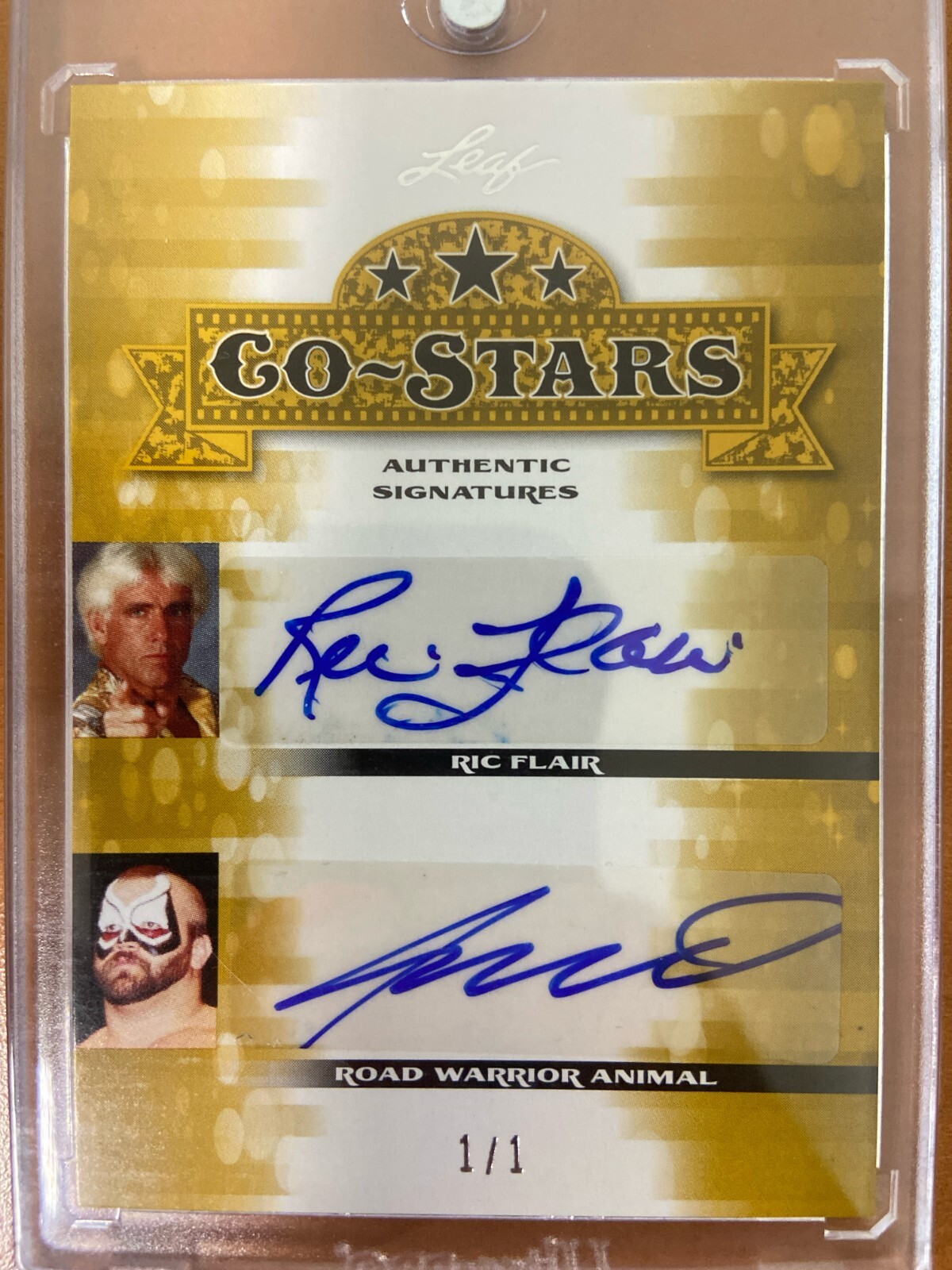 RIC FLAIR / ROAD WARRIOR ANIMAL 2013 Leaf Pop Century #CS-25 Co-Stars ...