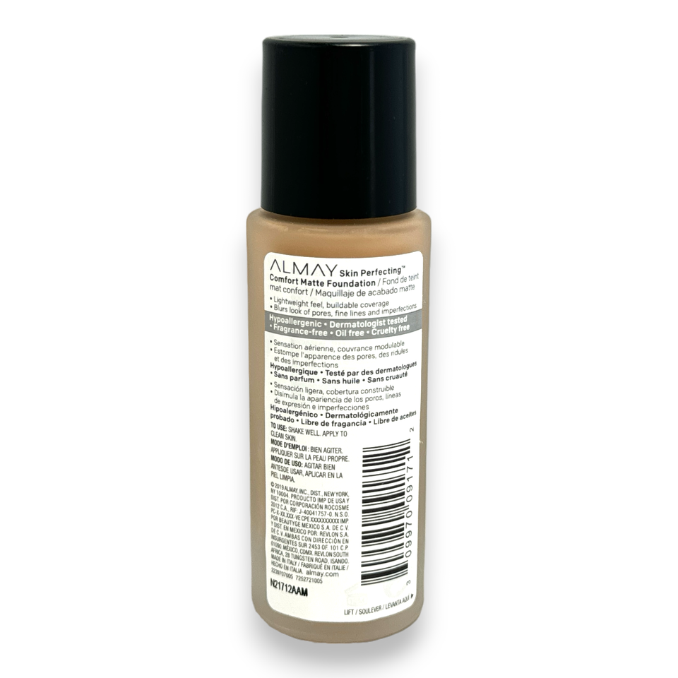 Almay Skin Perfecting Comfort Matte Foundation -140 Cool Bare- 1.0oz ...