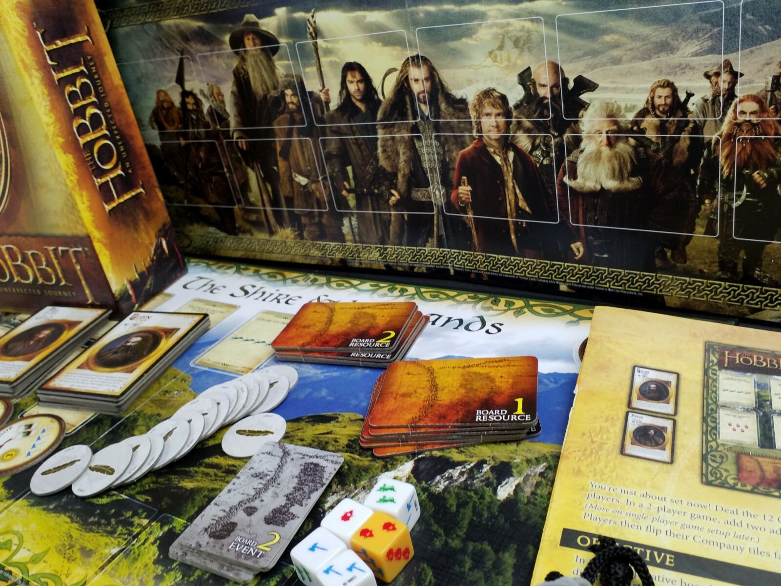 The Hobbit An Unexpected Journey Board Game 1-4 Players Family Fun ...