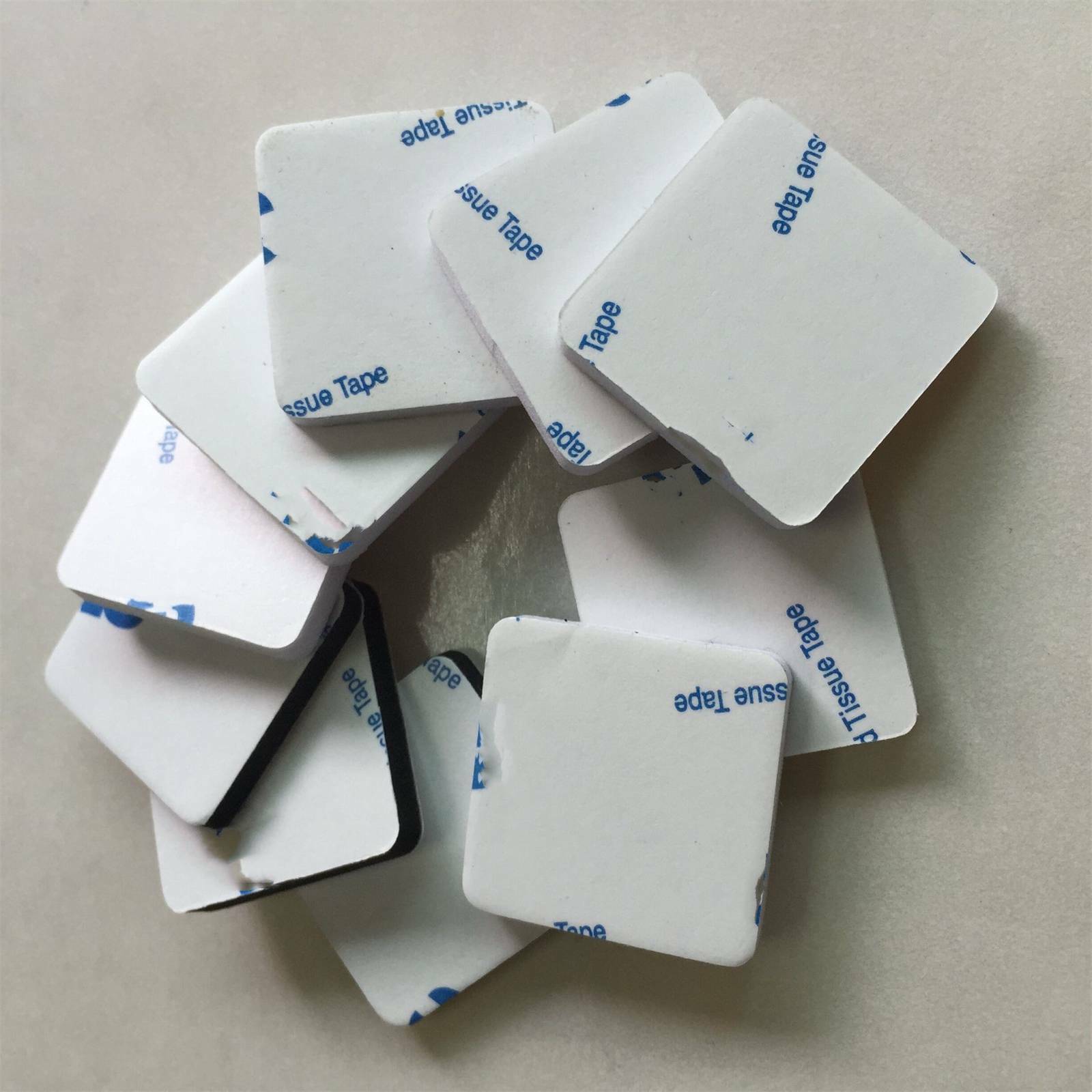 50pcs Double Sided Sticker Tape Side Wall Car Circle Square Self ...
