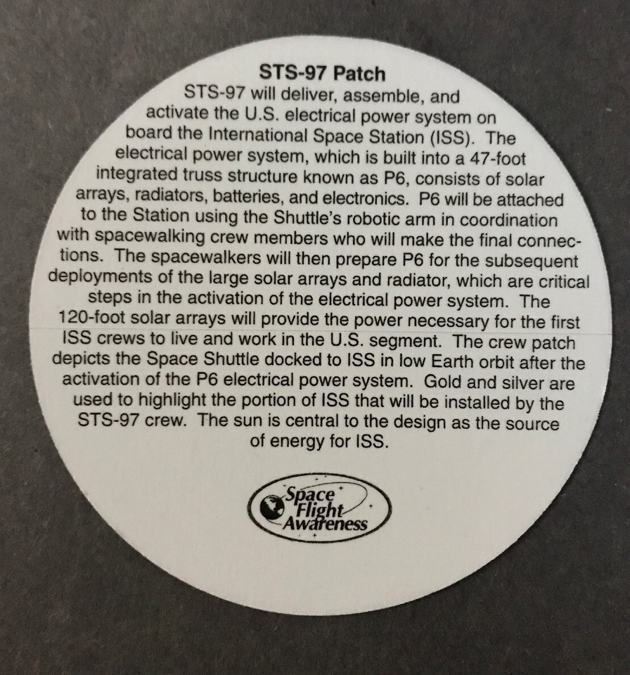 Authentic NASA Tanner Bloomfield Jett Space Shuttle Decal Vinyl Bumper ...