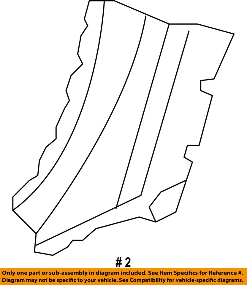 GM OEM 07-17 Acadia Limited Quarter Panel Inner Structure-Lower Reinf ...