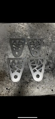 4 weld on traction bar frame mounts / weld on tabs 9/16” Bolt Hole | eBay