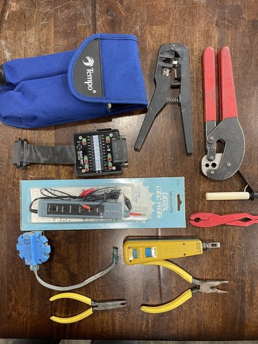 Fiber Optic hand tools 11 Items Including Banjo Adapter Punch Tool ...