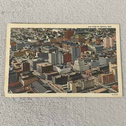 Vintage Postcard Air View Of Omaha Nebraska Made In USA | eBay