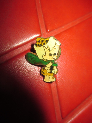 Vintage FLINTSTONES BAM BAM RUBBLE Badge/Pin - 1980's - #26 | eBay