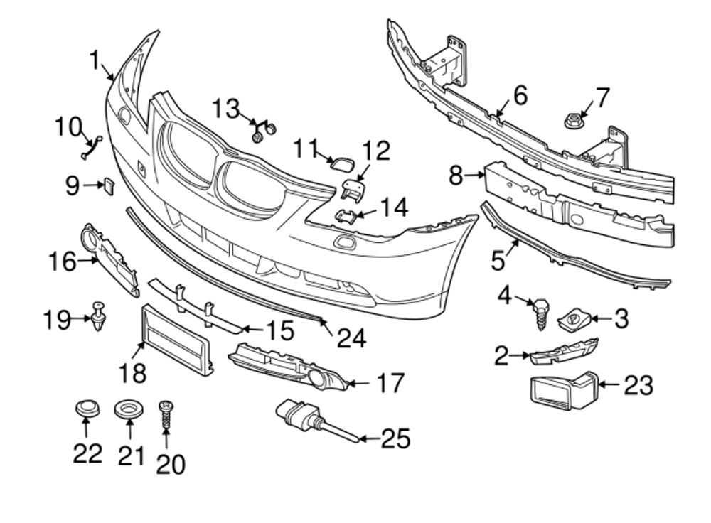New Genuine BMW License Plate Base Primed (2004-2007) OE 51117111743 | eBay