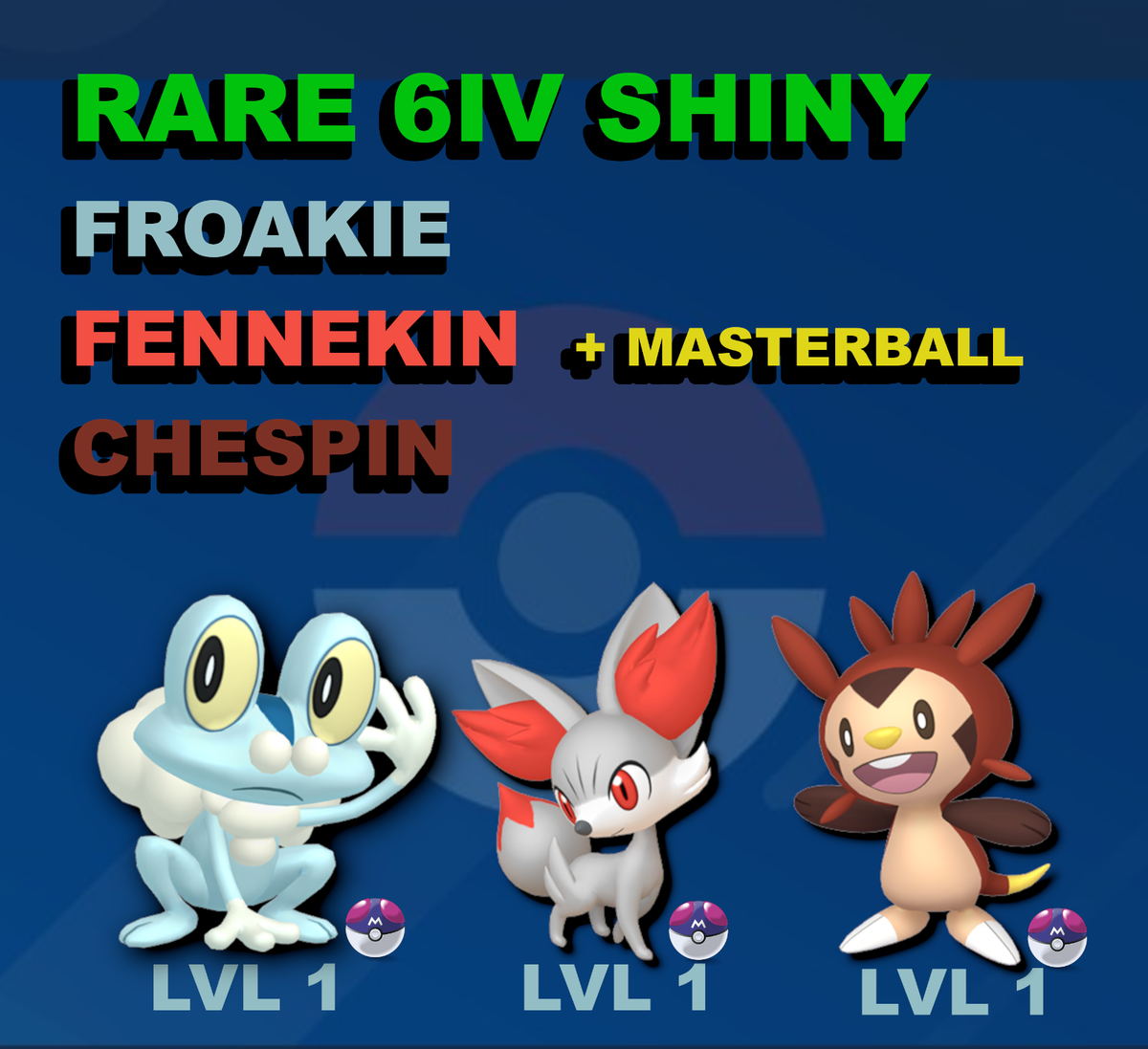 Pokemon Chespin Fennekin E Froakie Fennekin, Chespin Y Froakie