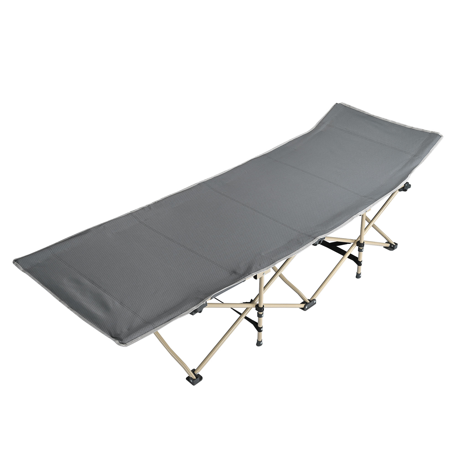 Folding Camping Cot Bed Outdoor Portable Military Cot w/ Carry Bag ...