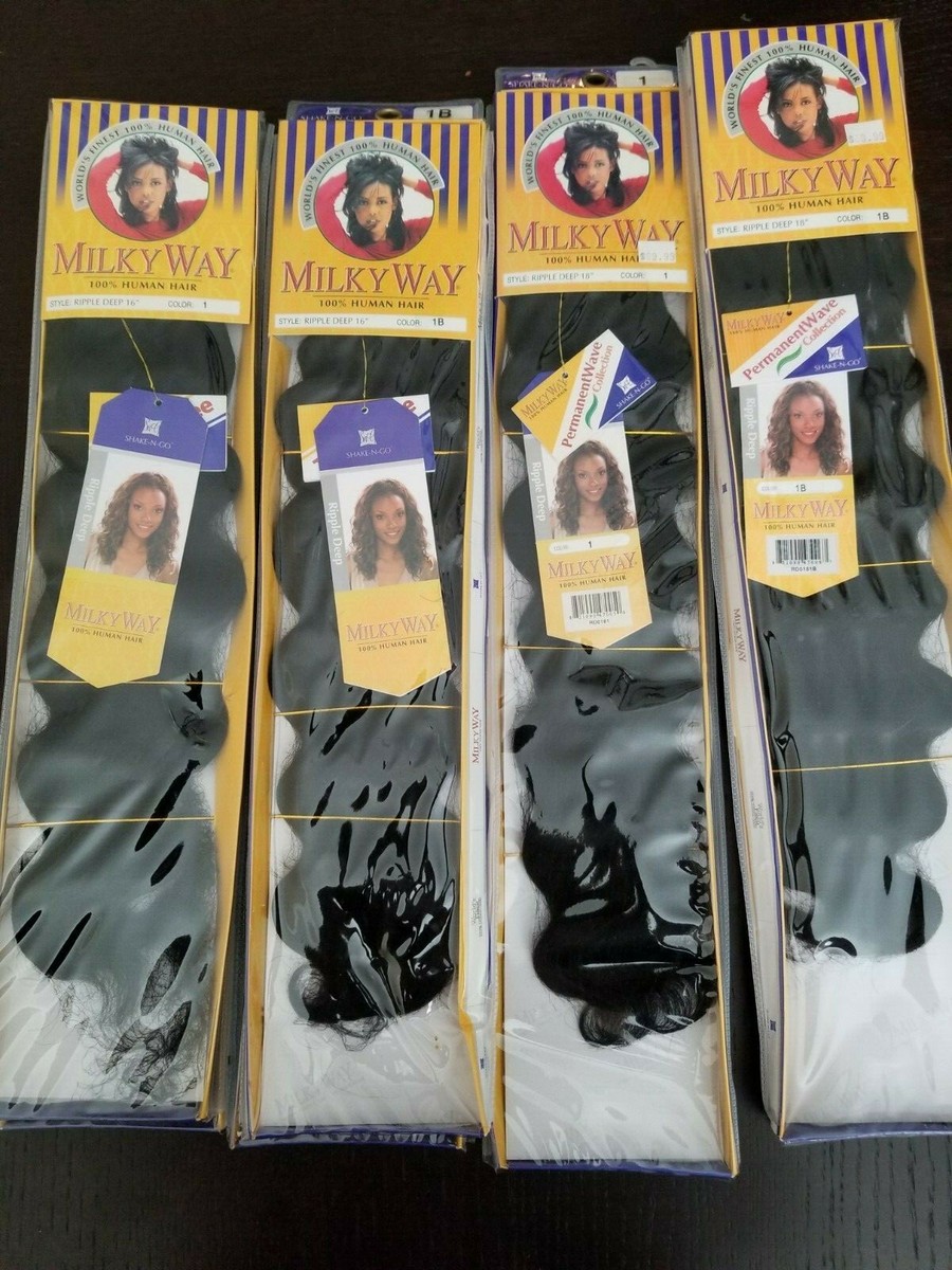 Milky Way Ripple Deep Hair Shake N Go, MilkyWay, Human Hair, Weaves,