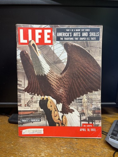 LIFE MAGAZINE Apr 18 1955 * America's Art * The Oscars * Drive-In ...