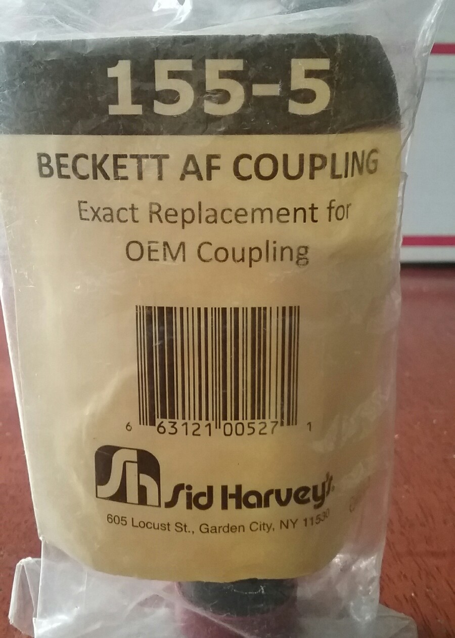 BECKETT AF OIL BURNER COUPLING KIT(155-5) | eBay