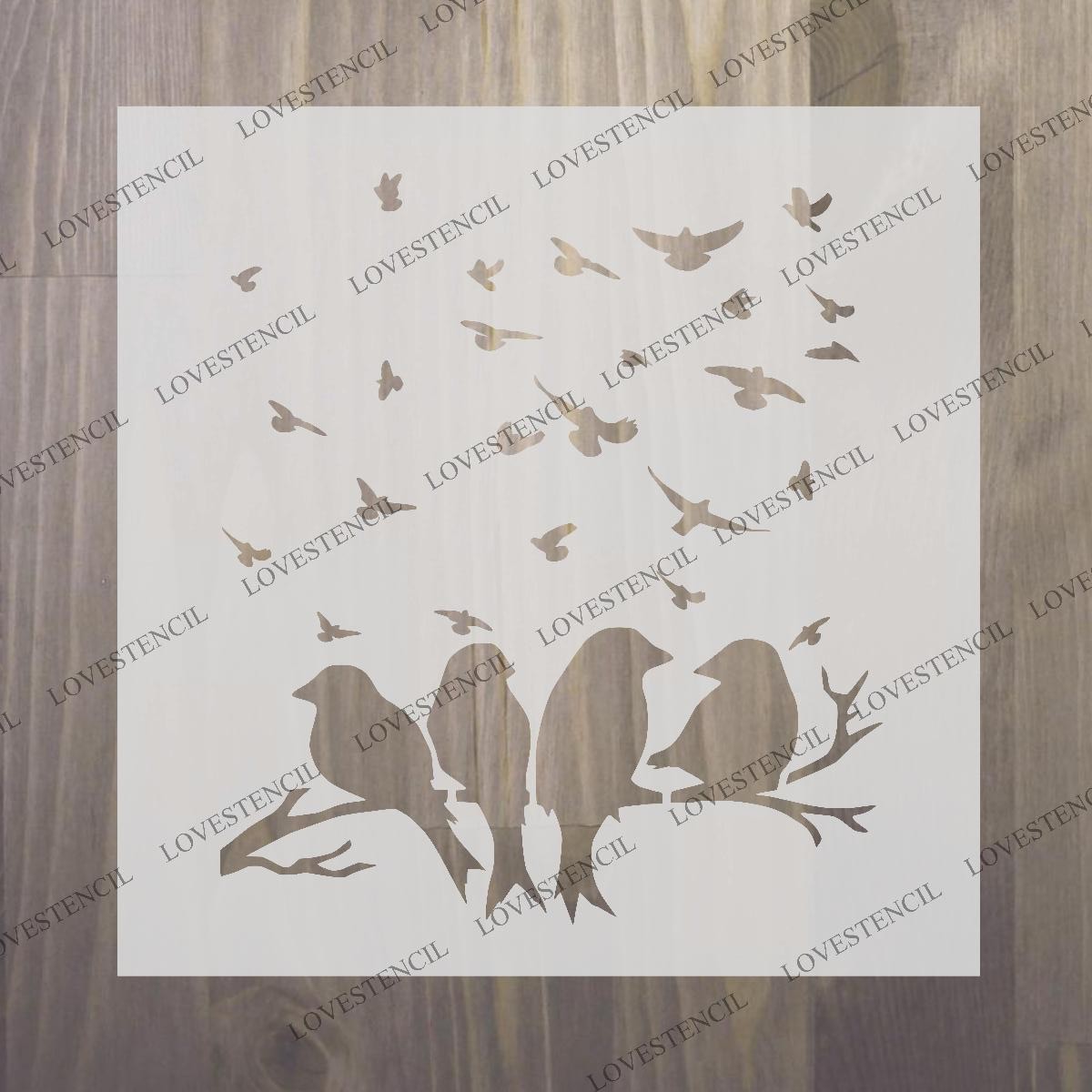 Bird Stencils For Walls