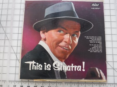 This Is Sinatra! Vinyl LP 1957 Capitol T-768 33 RPM LP Vinyl Record ...
