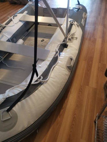 BRIS 10.8 ft Inflatable Boat Dinghy Pontoon Boat Tender Fishing Raft | eBay