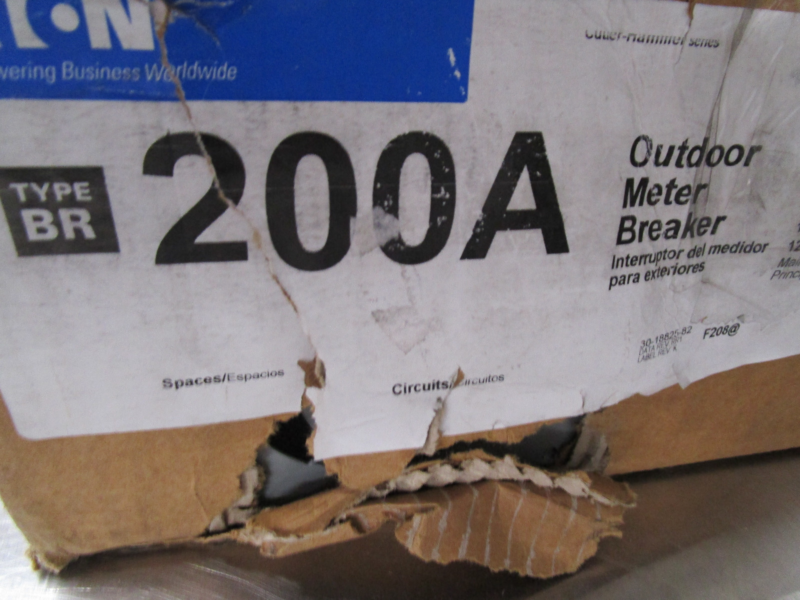 Eaton MBEB200BTS Outdoor Meter Main Breaker With Socket BR 200A | eBay