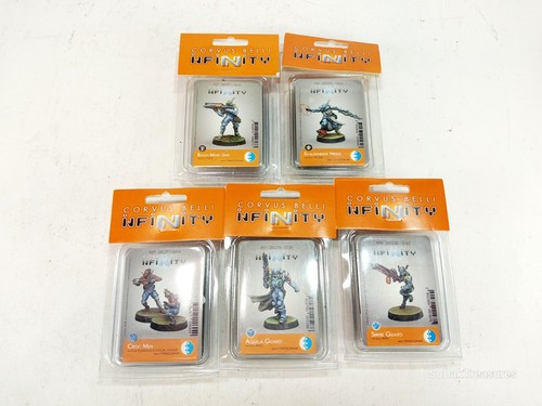 Corvus Belli Infinity PanOceania Guard Lot Set of 5 Swiss Aquila Croc ...