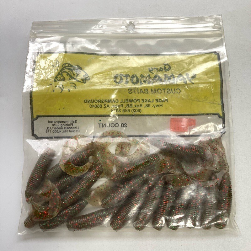 812085 Gary Yamamoto 4 inch Single Tail Grub 17pcs GARY YAMAMOTO SINGLE ...