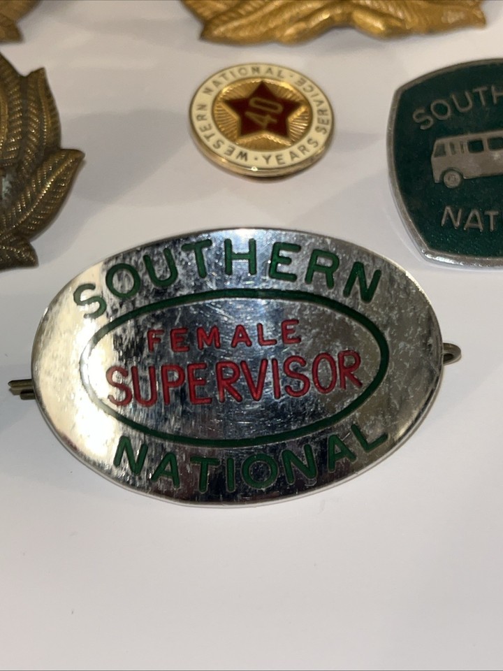 Selection Of Vintage Bus Driver Badges | eBay UK